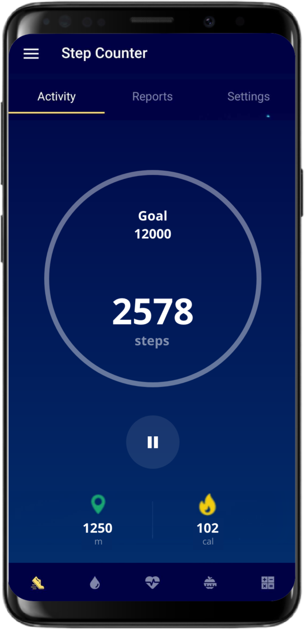 Step Counter: Pedometer, Water Reminder, Heartbeat App - Oak Technology